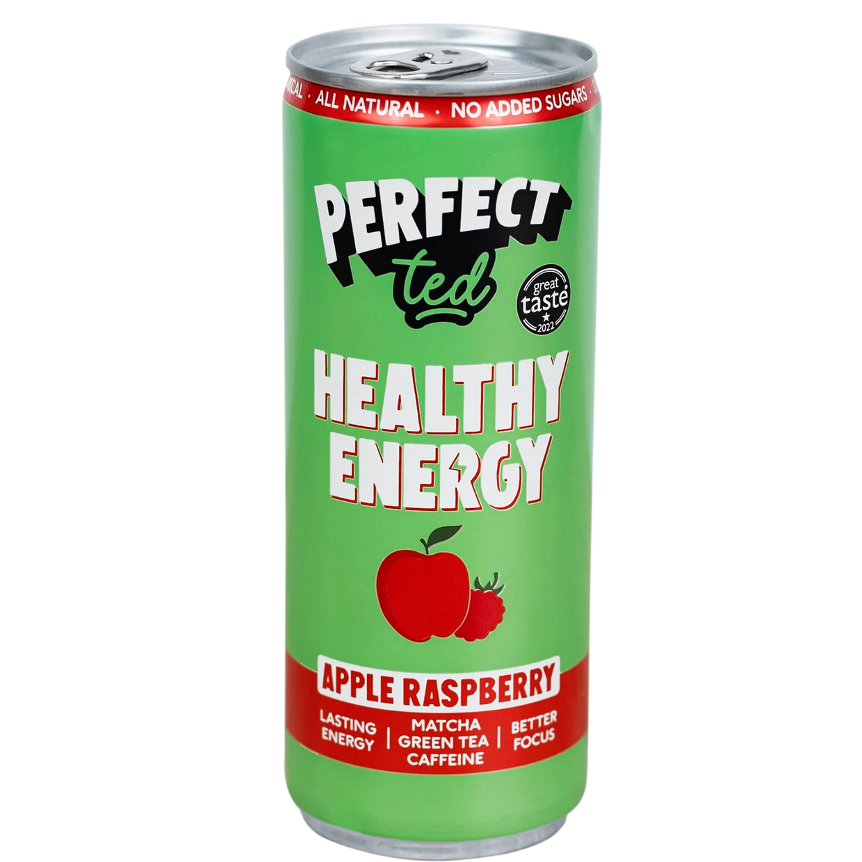 Apple Raspberry Natural Energy Drink – PerfectTed