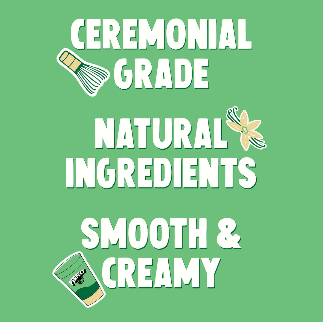 Vanilla Oat Matcha Latte – PerfectTed