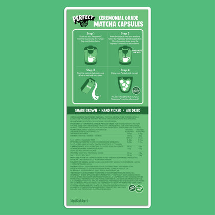 Matcha Original Nespresso® Compatible Pod – PerfectTed
