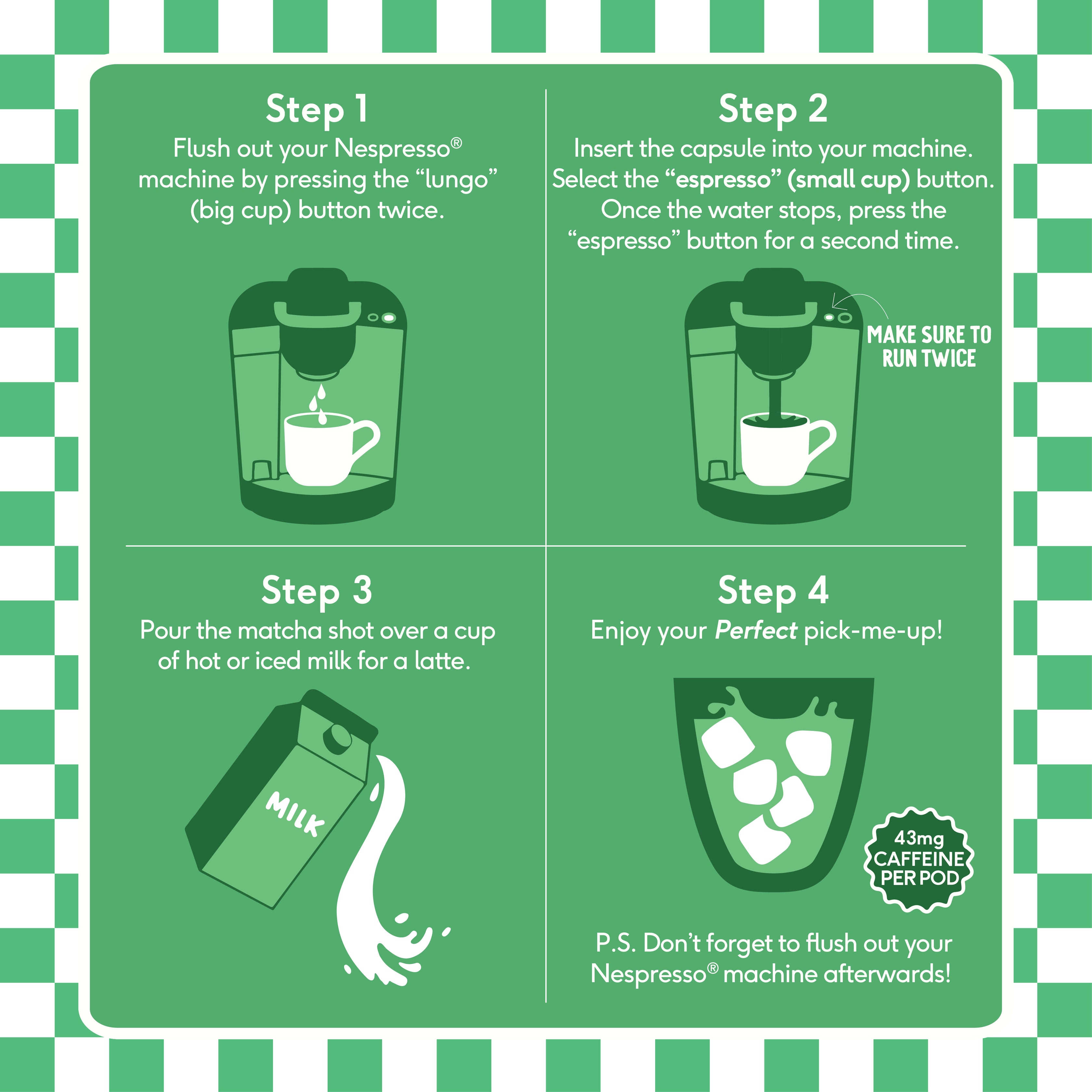 Matcha Original Nespresso® Compatible Pod – PerfectTed