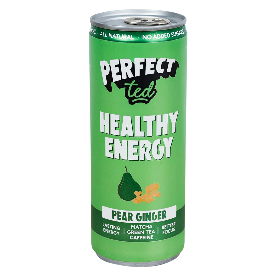 Pear Ginger Natural Energy Drink – PerfectTed
