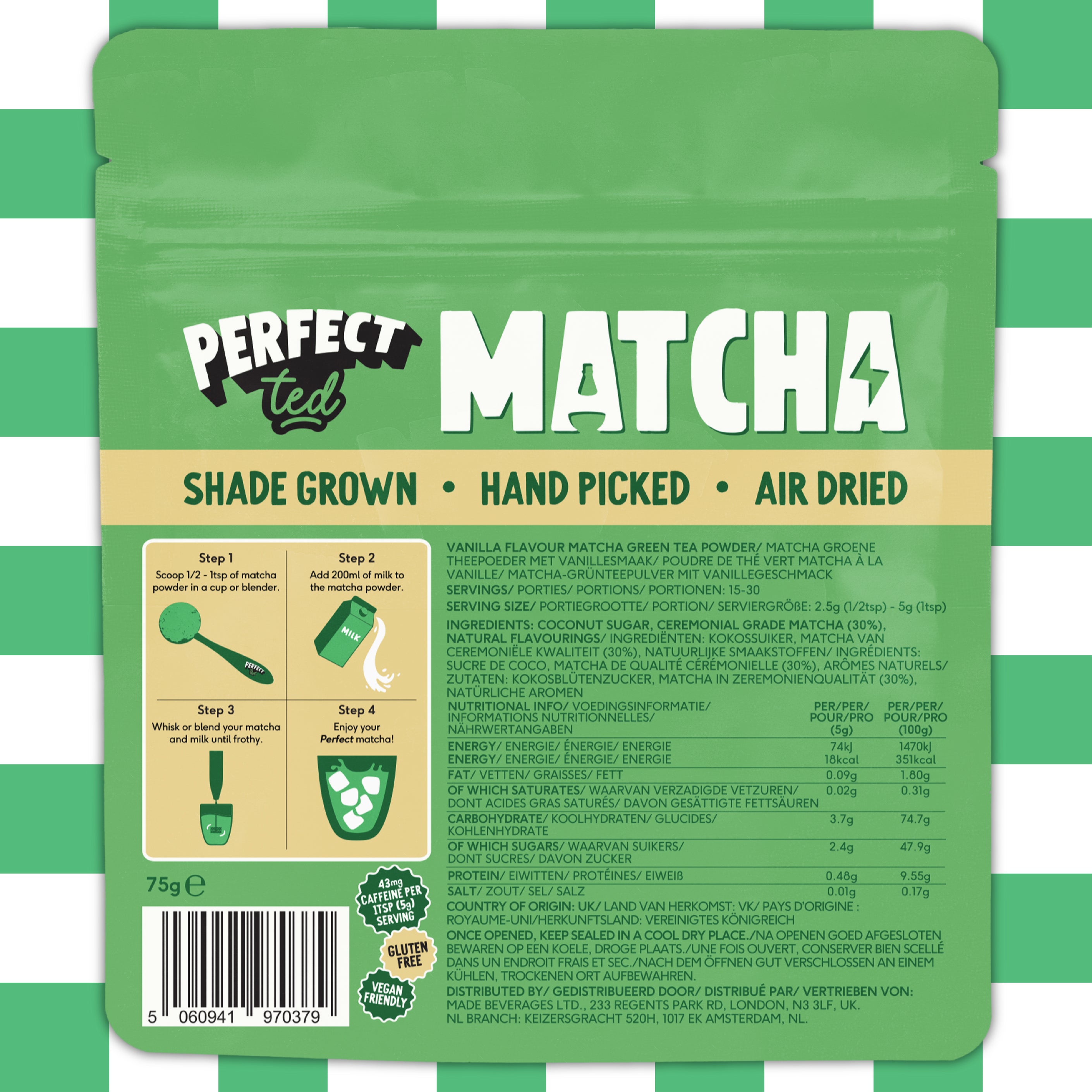 Matcha Powder 30g Pouch – PerfectTed